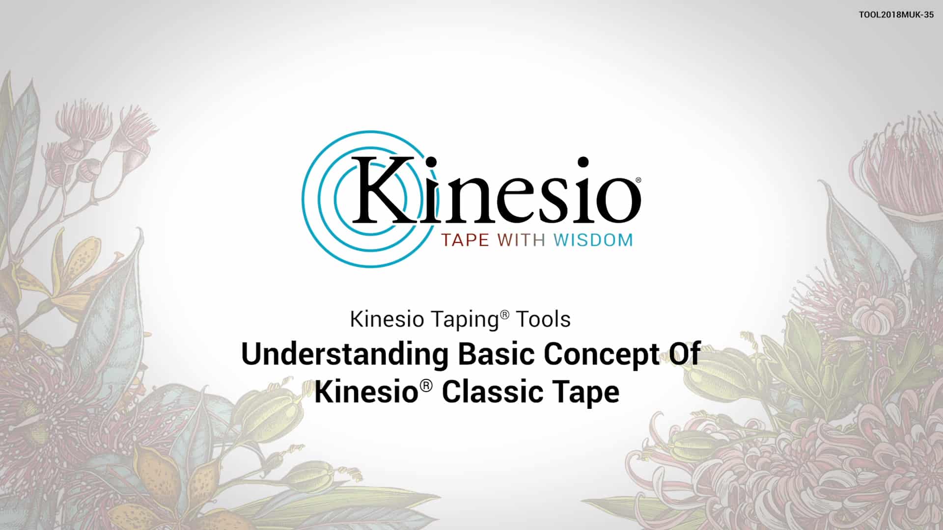 Understanding Basic Concept of Kinesio Classic Tape - Kinesio